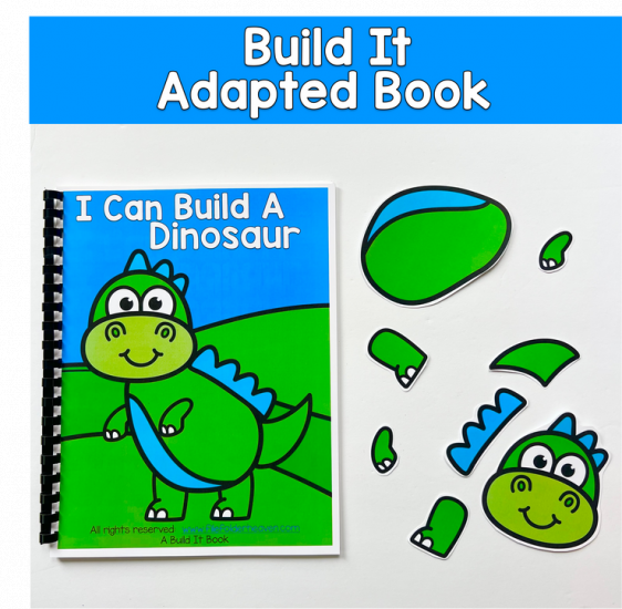 Build It Adapted Book: I Can Build A Dinosaur - $3.50 : File Folder ...
