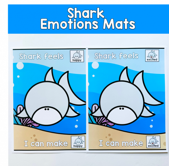Shark Emotions Activities - $3.00 : File Folder Heaven - Printable ...