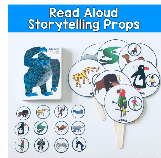 FROM HEAD TO TOE Interactive Storytelling Props and Visuals - $3.50 ...
