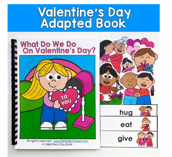 What Do We Do On Valentine's Day Adapted Book - $3.50 : File Folder ...