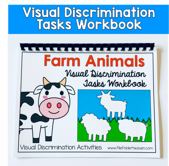 Farm Visual Discrimination Tasks Workbook - $3.50 : File Folder Heaven ...