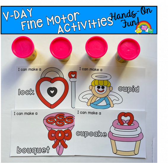 Play Dough Valentines Printable