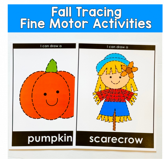 Fall Tracing Activities Fine Motor Activities For Centers - $3.50 ...