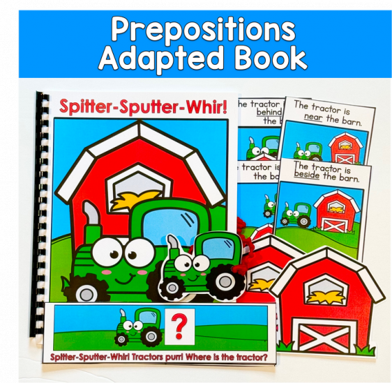 Farm Adapted Book For Prepositions: Spitter-Sputter-Whir! - $4.50 ...