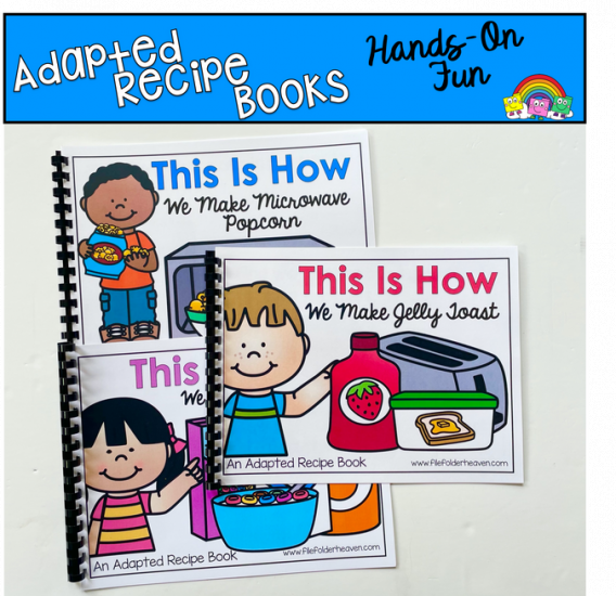 Super Simple Adapted Recipe Books - $5.00 : File Folder Heaven ...