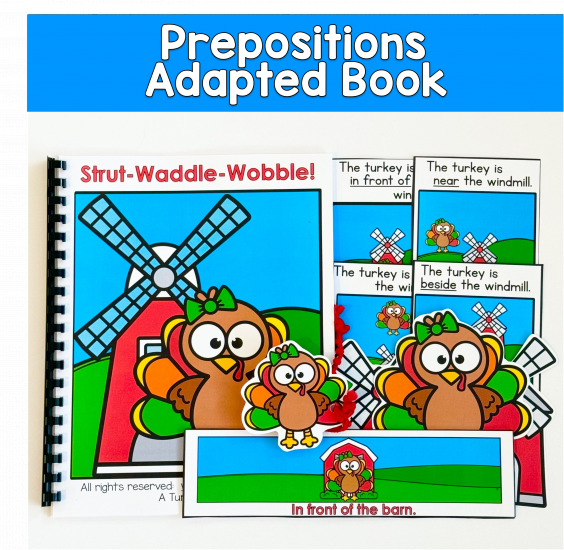 Turkey Adapted Book For Prepositions: Strut-Waddle-Wobble - $4.50 ...