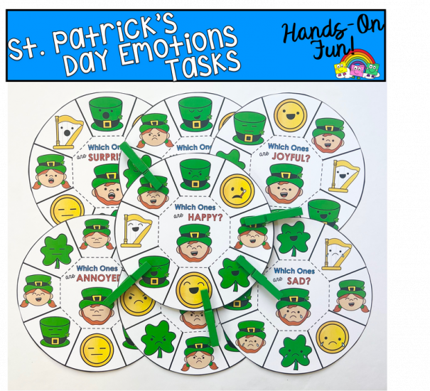 St. Patrick's Day Emotions Tasks - $4.00 : File Folder Heaven ...