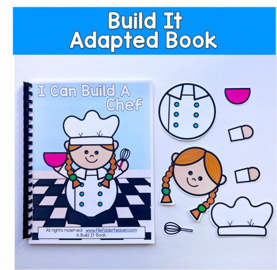 Build It Adapted Book: I Can Build A Chef 2 - $3.50 : File Folder ...