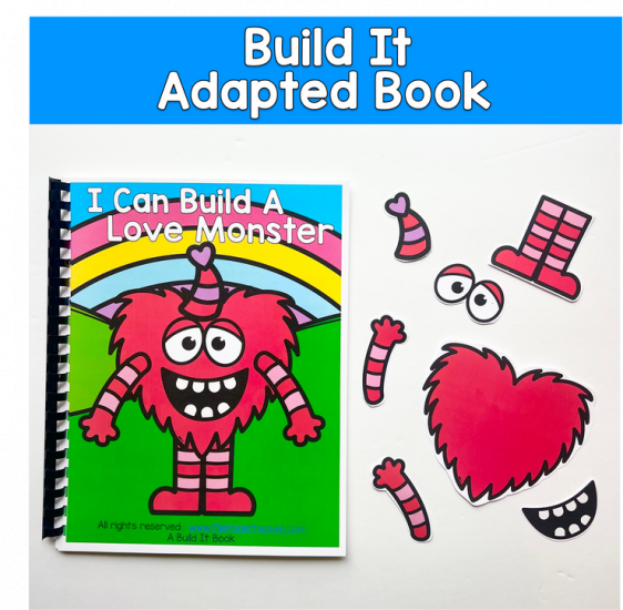 I Can Build A Love Monster I - $3.50 : File Folder Heaven - Printable ...