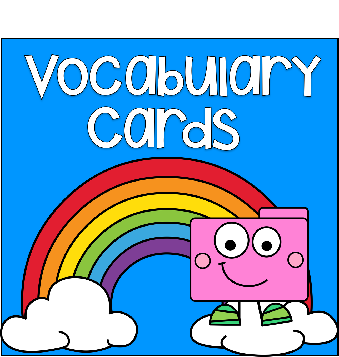 Vocabulary Cards File Folder Games At File Folder Heaven Printable