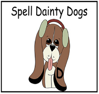Spell Dainty Dogs File Folder Game - $1.00 : File Folder Heaven ...