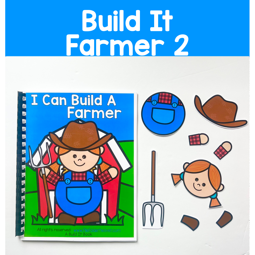 I Can Build A Farmer 2 Adapted Book | File Folder Heaven